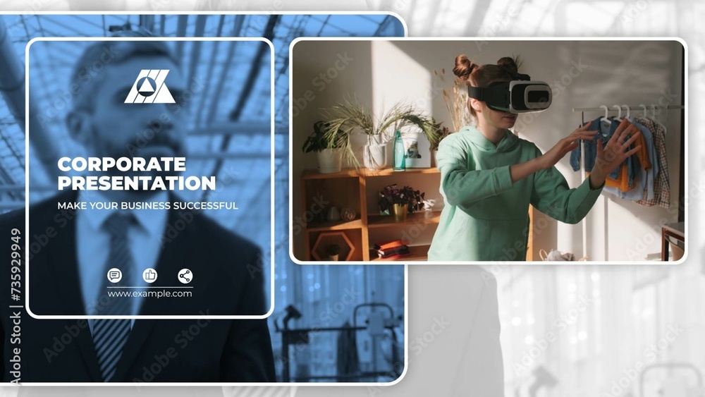 Business Corporate Slideshow Stock Template | Adobe Stock