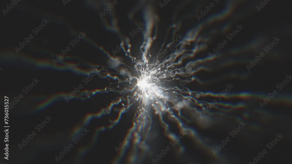 Shockwave Particles Opener Background Fx/ 4k animation of an abstract explosion background intro ...