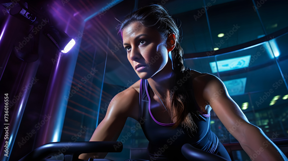 Ultimate Female Powerhouse: An Intense Frame Capturing the Dedication ...