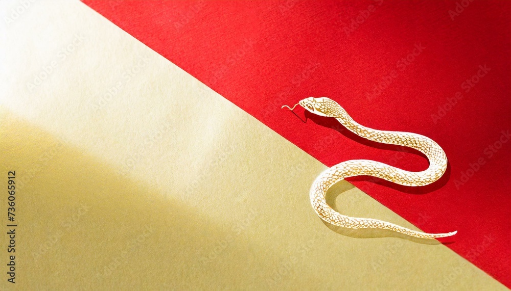 蛇年、年賀状素材 Stock Illustration | Adobe Stock