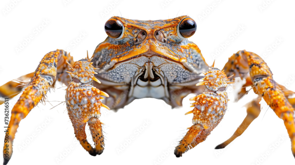 A stunning close-up captures the intricate details of a majestic ...