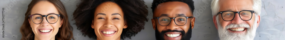 Diverse different Age range between teenager young adult middle age old ...