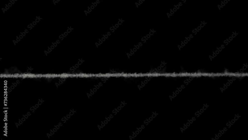 Several meteorite trails of fire and smoke (3D) Animation of a meteor ...