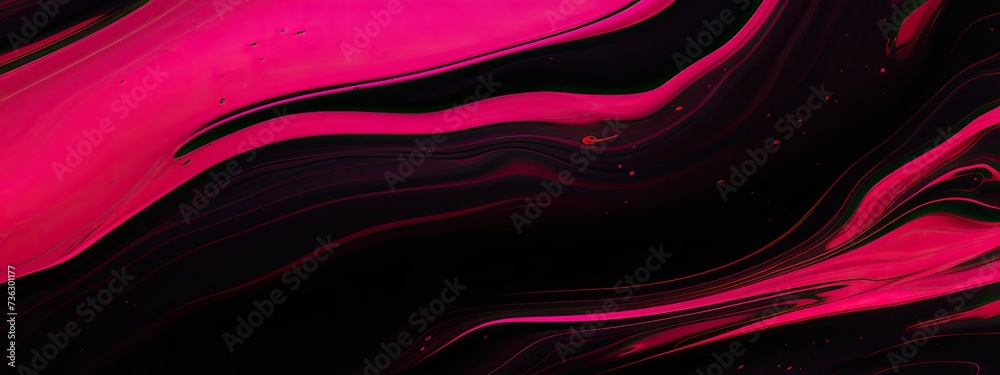 matte black, hot pink stripes, raytracing, pitch-dark photography ...