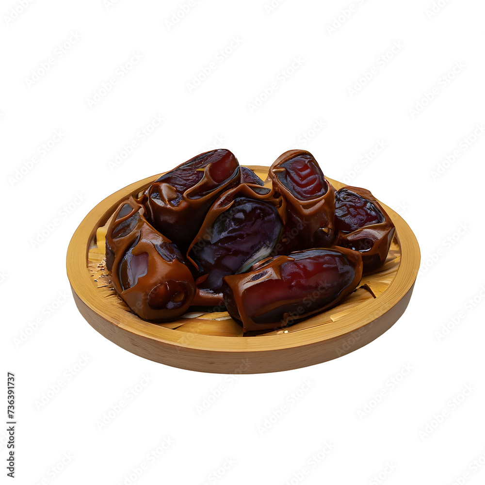 Islamic festival of Ramadan concept. with a delicious tropical dates on ...