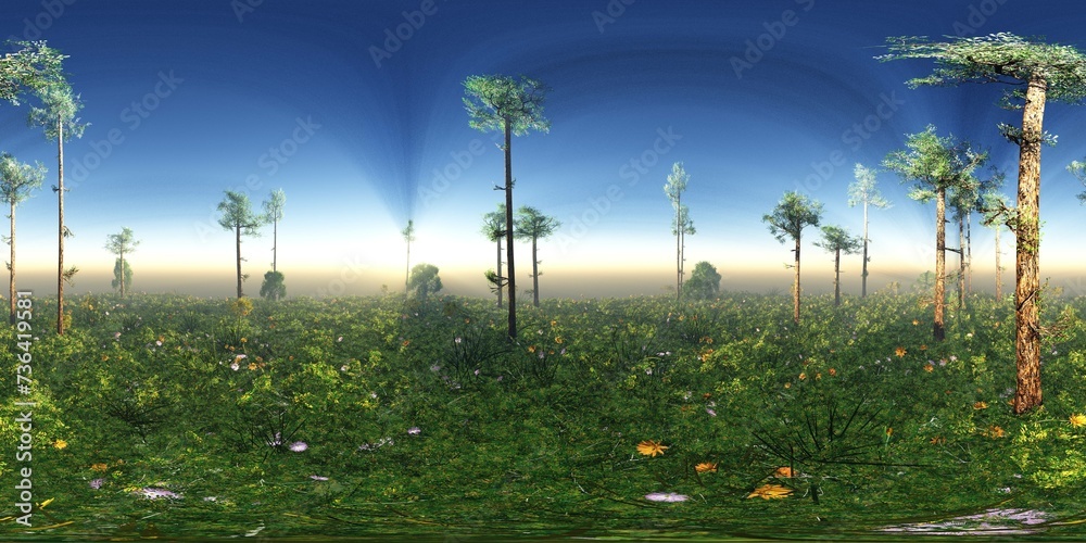 HDRI, environment map , Round panorama, spherical panorama, equidistant ...
