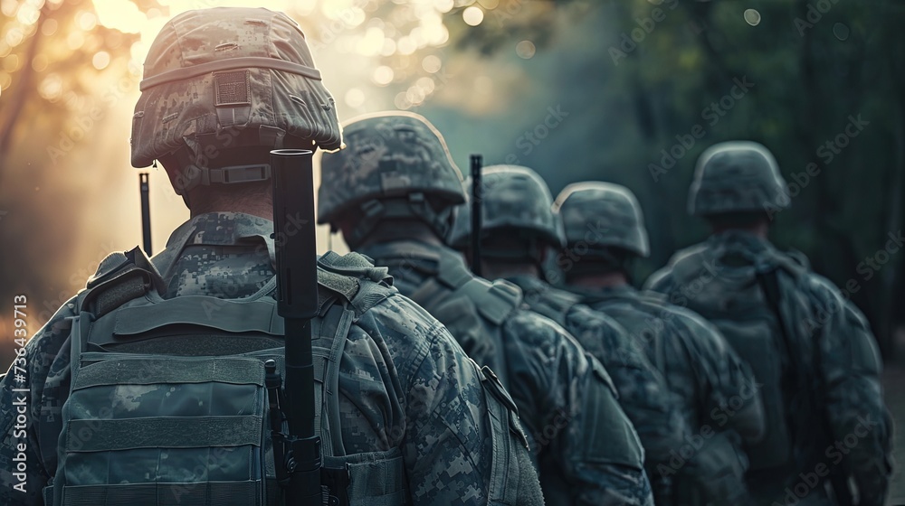 Veterans Day. US soldiers. The U.S. Army. The Armed Forces of the ...
