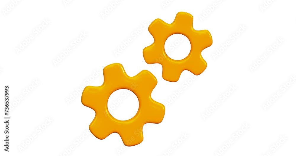 3D animation icon. Icon with download information. Firmware update ...