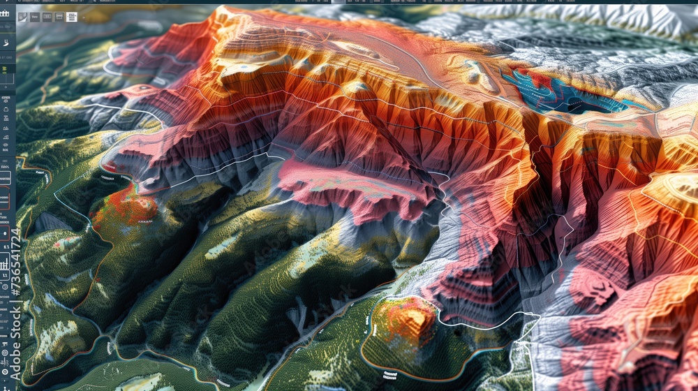 The graphical user interface of a landslide risk assessment tool ... The graphical user interface of a landslide risk assessment tool ...