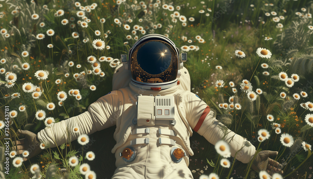 Astronaut returned to EARTH AFTER SPACE mission and just relaxing in ...