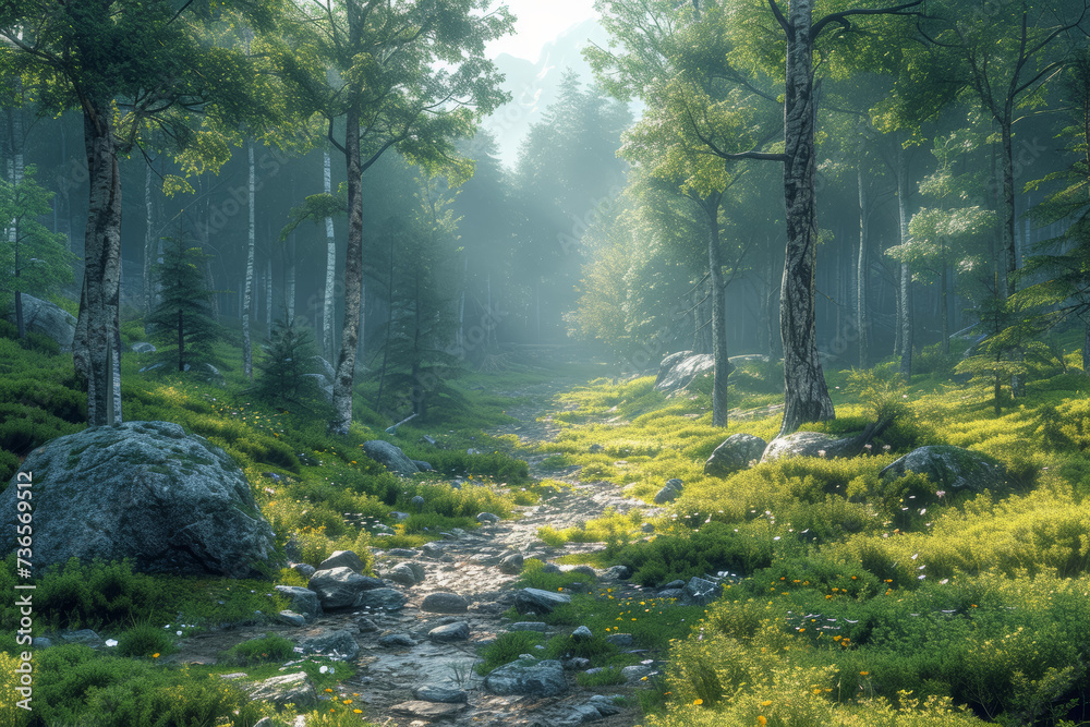 A mesmerizing virtual reality experience where users find themselves ...