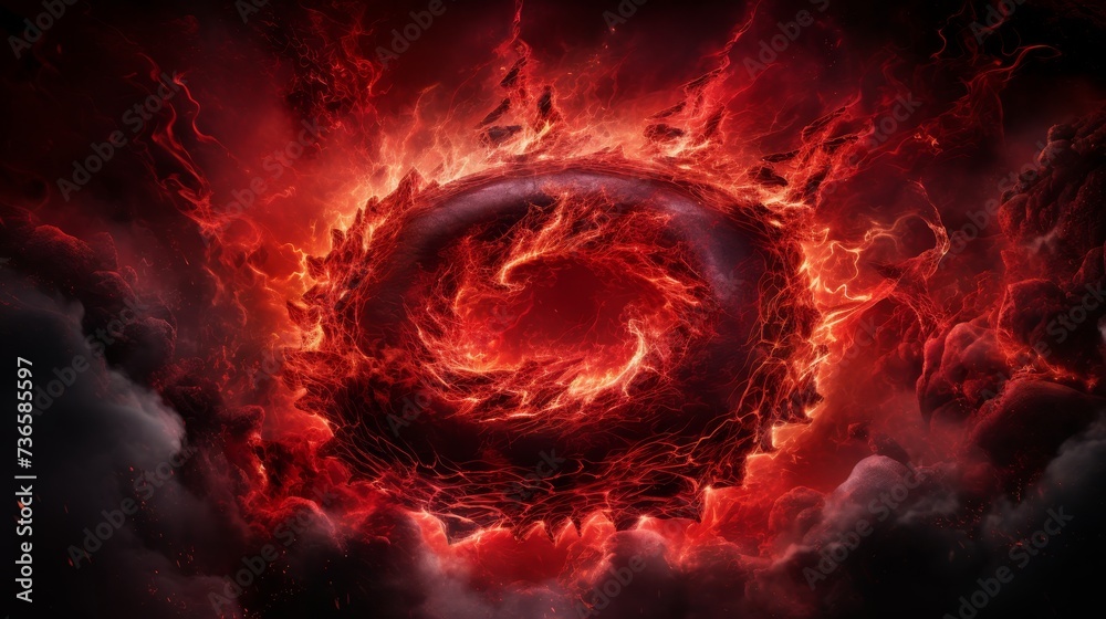 Dynamic elemental vortex of swirling magma and electrifying energy in ...