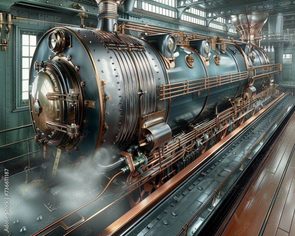 A deep dive into the engine operation of a steam train through a high ...