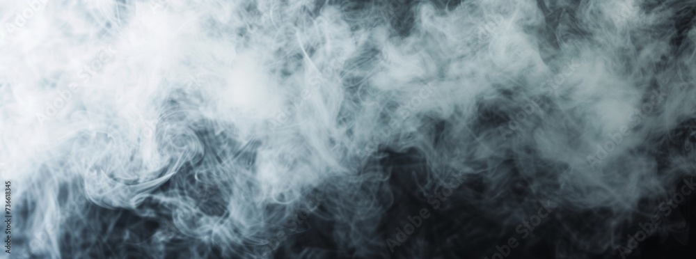 Smoke black ground fog cloud floor mist background steam dust dark ...