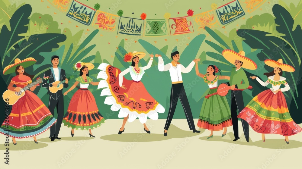 Cinco de Mayo dance performance featuring traditional folk dances ...