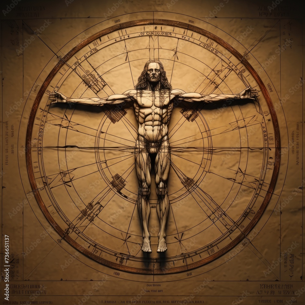 Unveiling perfection: timeless allure of vitruvian man, leonardo da ...