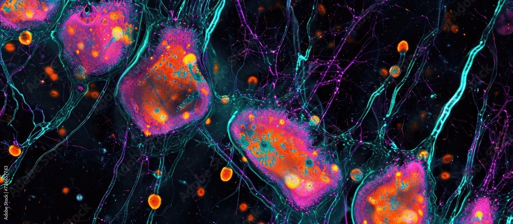 Golgi stain used on mouse brain section, still occasionally with ...