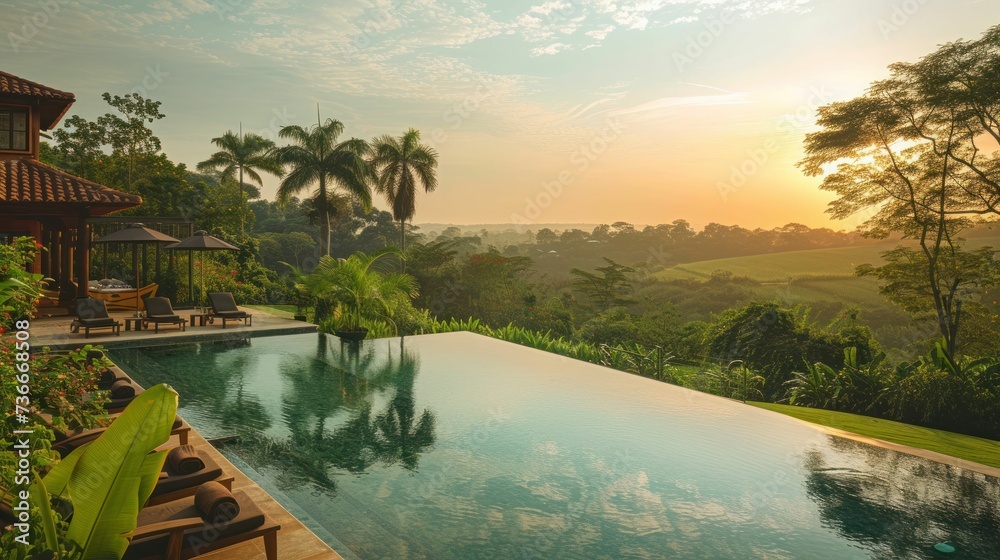 Destination resort offering luxury travel experiences, with wide views ...