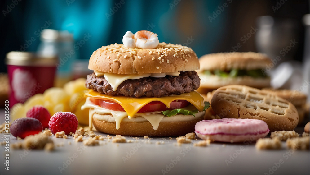 Decoding the Dangers: Unhealthy Food Products Detrimental to Your Figure and Well-being Stock ...