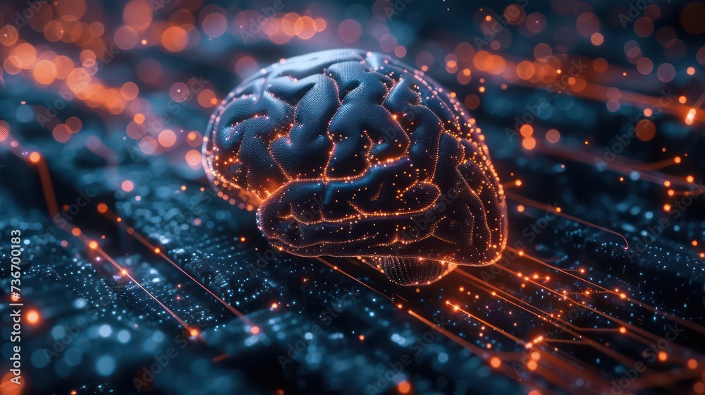 AI minds and machine learning algorithms sculpting the fabric of a ...