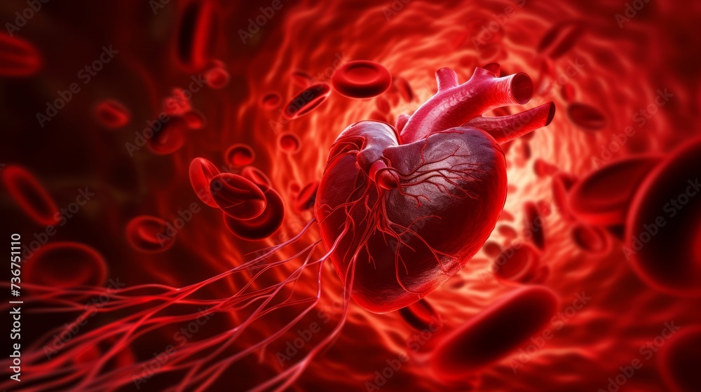 Cardiovascular system. consists of the heart, arteries, veins, and ...