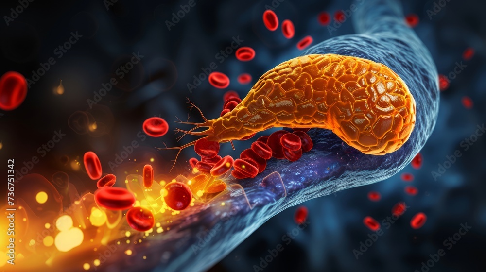 Diabetes. A chronic disease that occurs either when the pancreas does ...
