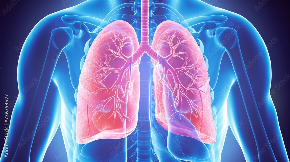 Explore the dynamic of lung disease. Human lungs X-ray anatomy ...
