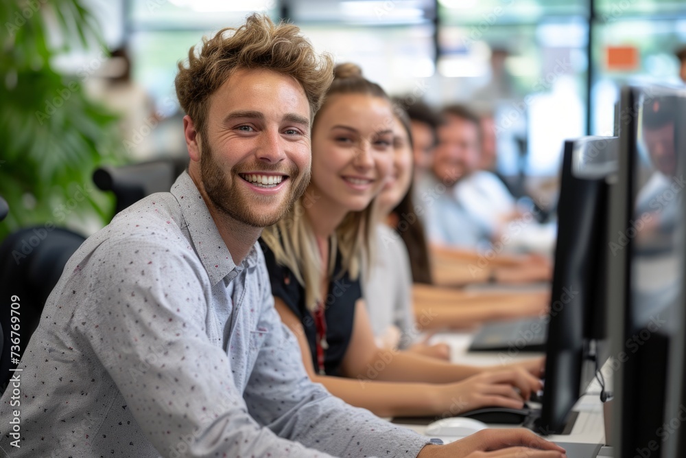 Corporate Business Photography of an Exceptional Customer Service Team ...