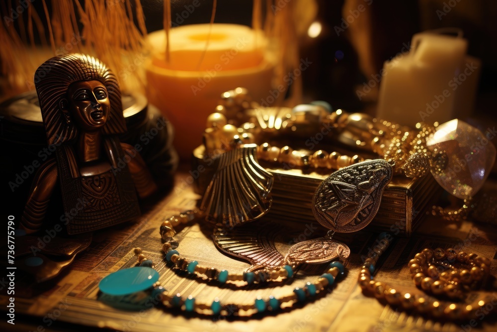 Gods and Goddesses Ensemble: Arrange jewelry inspired by Egyptian ...