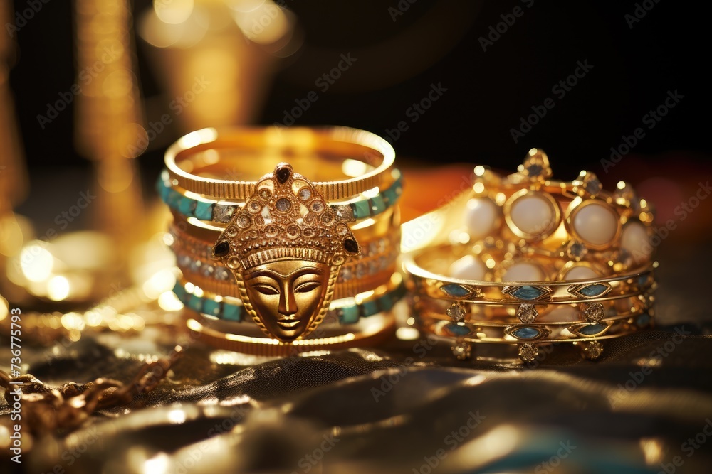 Gods and Goddesses Ensemble: Arrange jewelry inspired by Egyptian ...