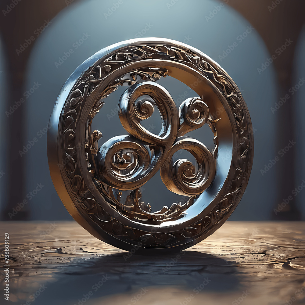 Celtic symbol, Triskelion, an ancient symbol representing spiruality ...
