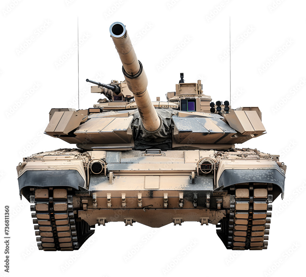M1 Abrams tank, png isolated on transparent background Stock ...