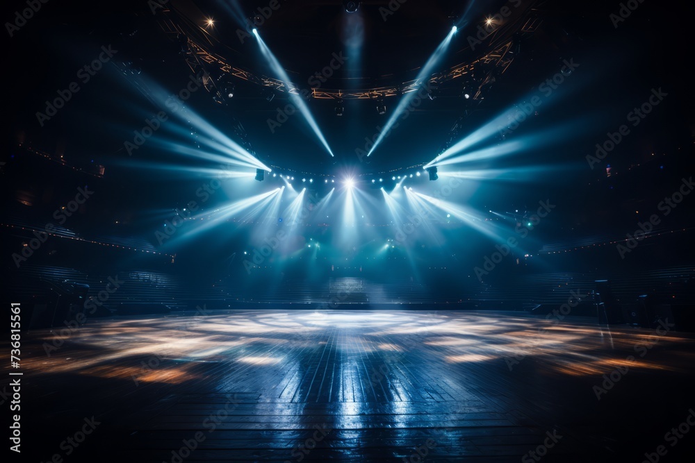 Step into the center stage with a spotlight background, featuring a ...