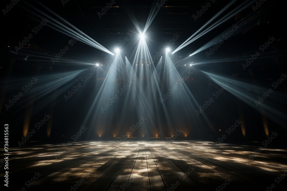 Step into the center stage with a spotlight background, featuring a ...