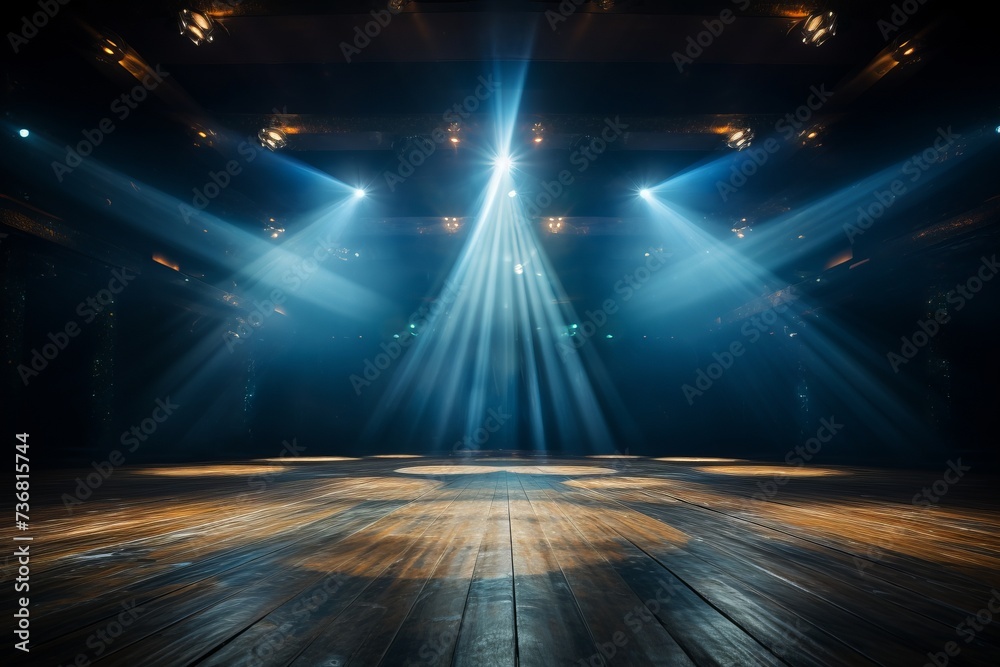 Step into the center stage with a spotlight background, featuring a ...