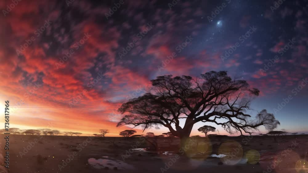 Vidéo Stock a mesmerizing astrophotography image of galactic. beautiful ...