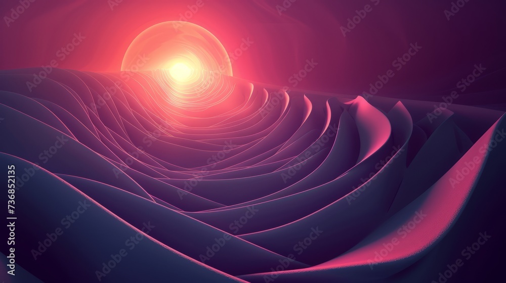 The charm of the 2D backdrop design, which looks like a mesmerizing ...