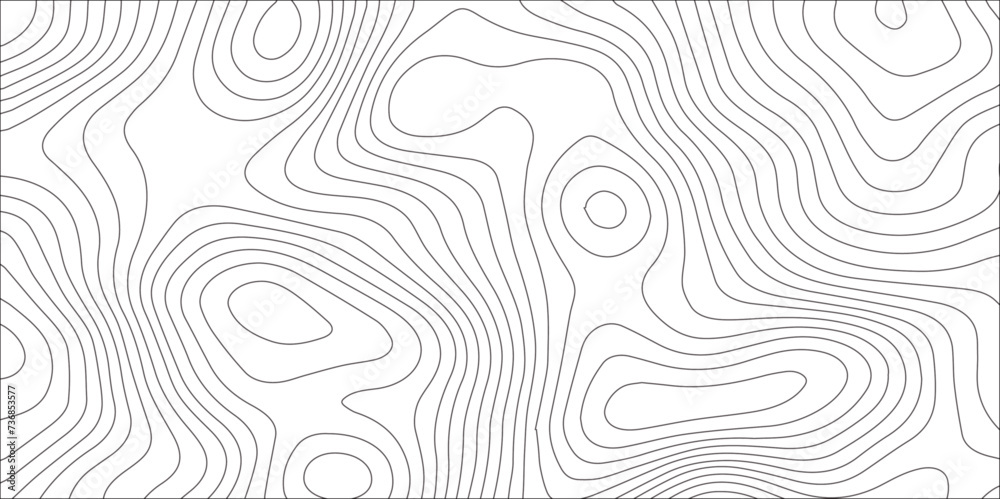 Abstract design with Seamless pattern with lines Topographic map ...
