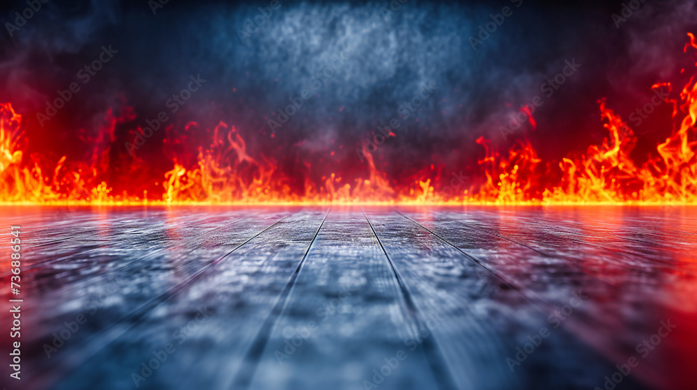 Flames of Transformation: A Vivid Display of Fire, Representing Change ...