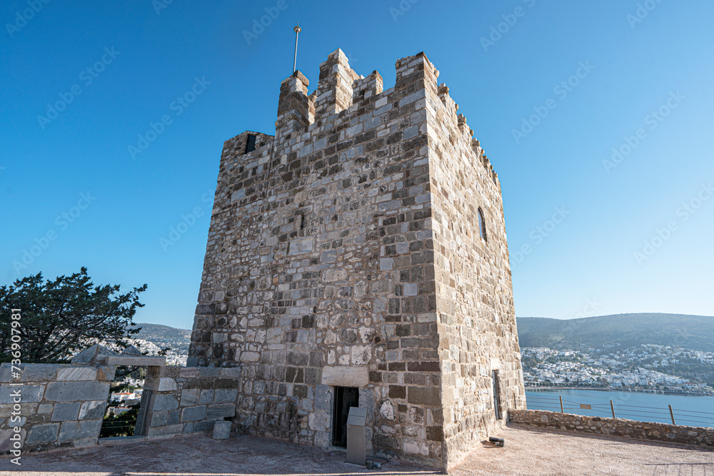 The amazing views of walls and towers of The Bodrum Museum of ...