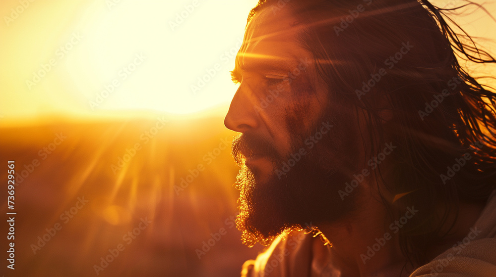 Jesus Christ is hopeless and unmotivated, long robe, fictitious place ...