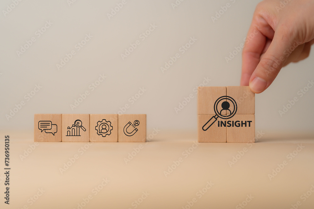 Customer insight analysis concept. Understanding customer behavior ...