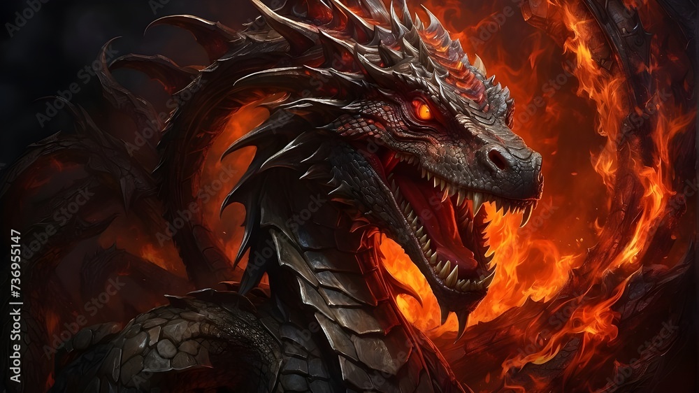 Portrait of the Fiery Serpent, A Portrait of the Inferno Serpent ...