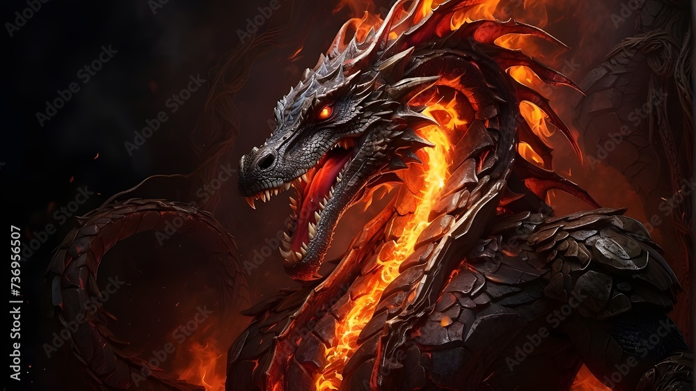 Portrait of the Fiery Serpent, A Portrait of the Inferno Serpent ...