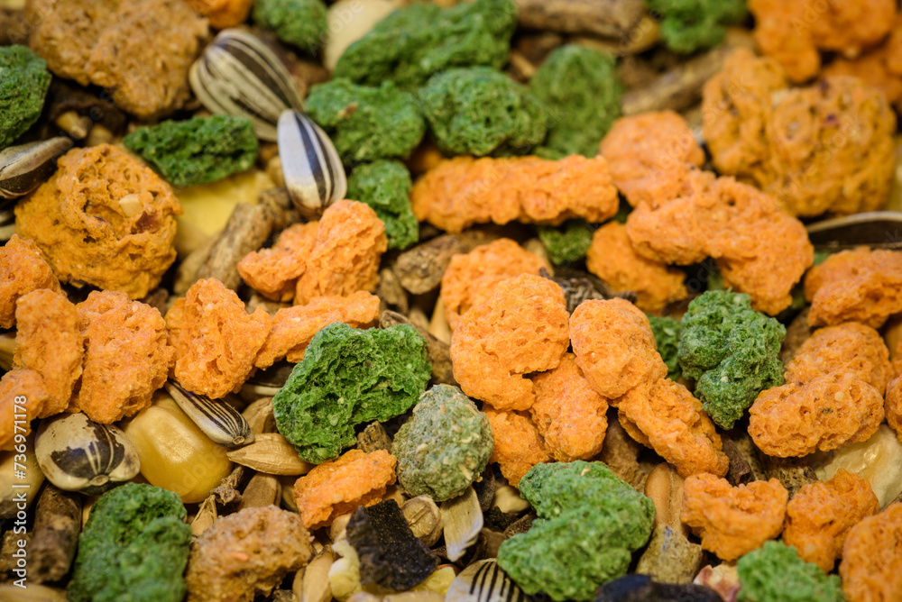 RODENT FOOD - Vegetable mixture and grain seeds and sunflowers seeds ...