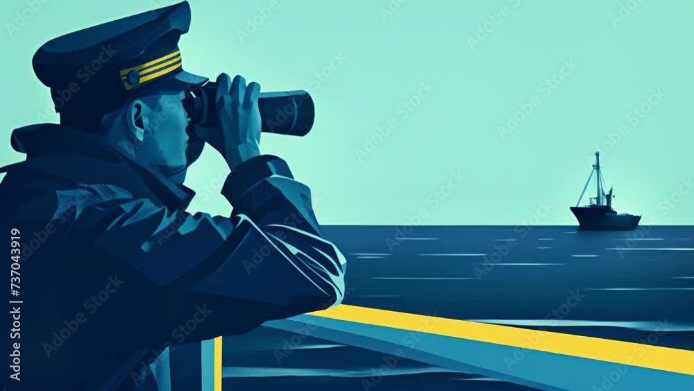 As part of their watchkeeping duties the Third Officer scans the ...