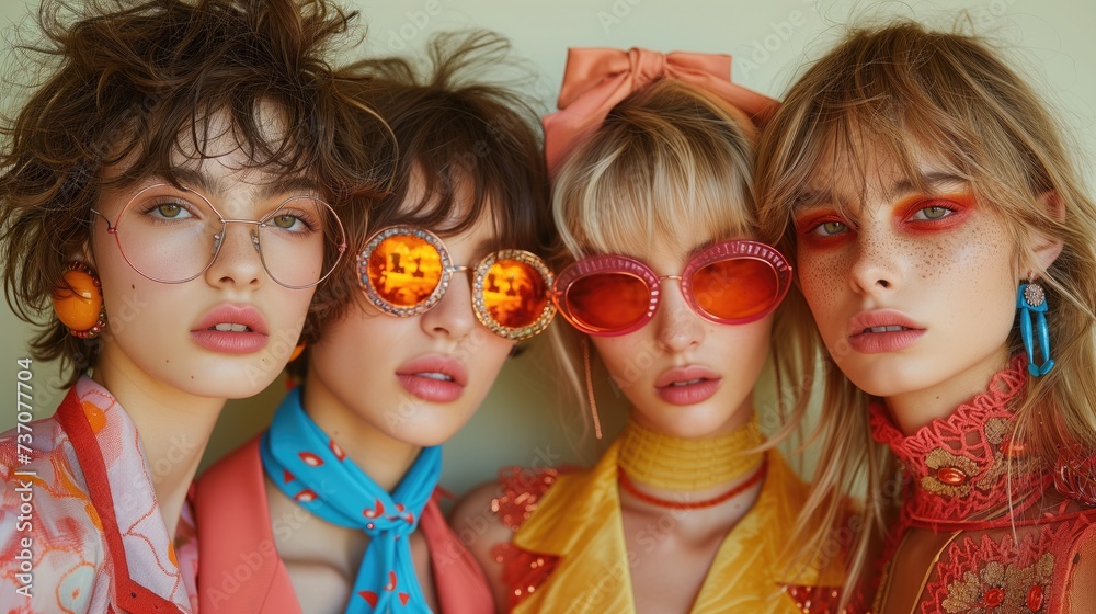 Explore the nostalgia of retro aesthetics and vintage fashion choices ...