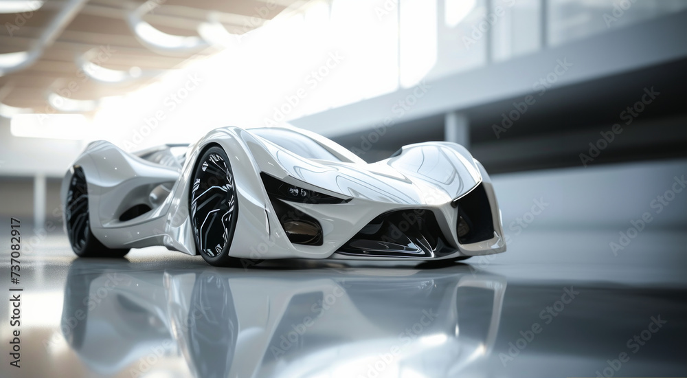White car , future concept, automotive automobile new car technology ...