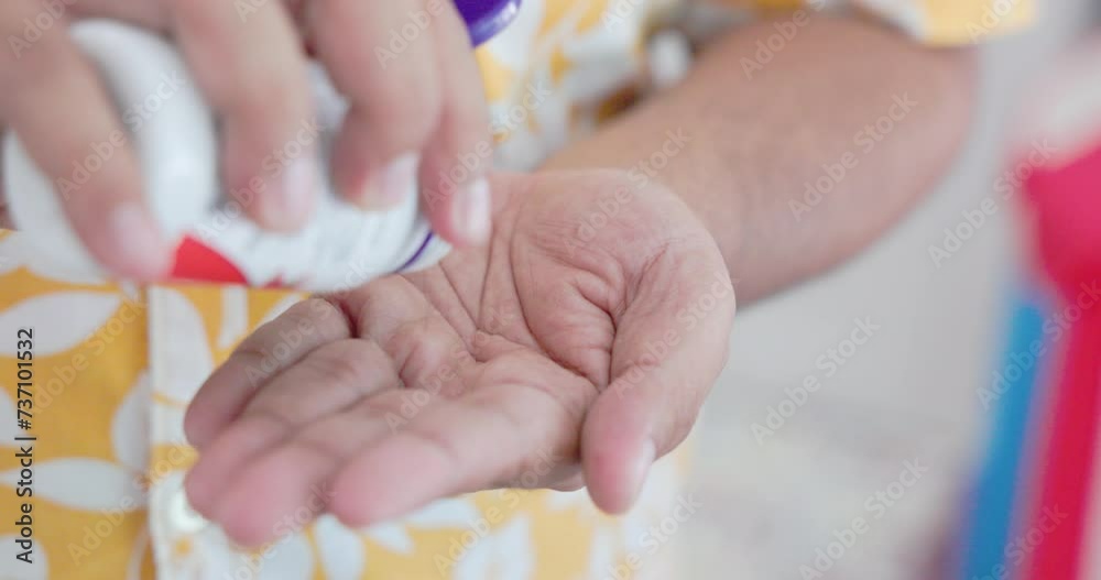 Man holding Vitamin supplement pills on male hand pouring softgel ...
