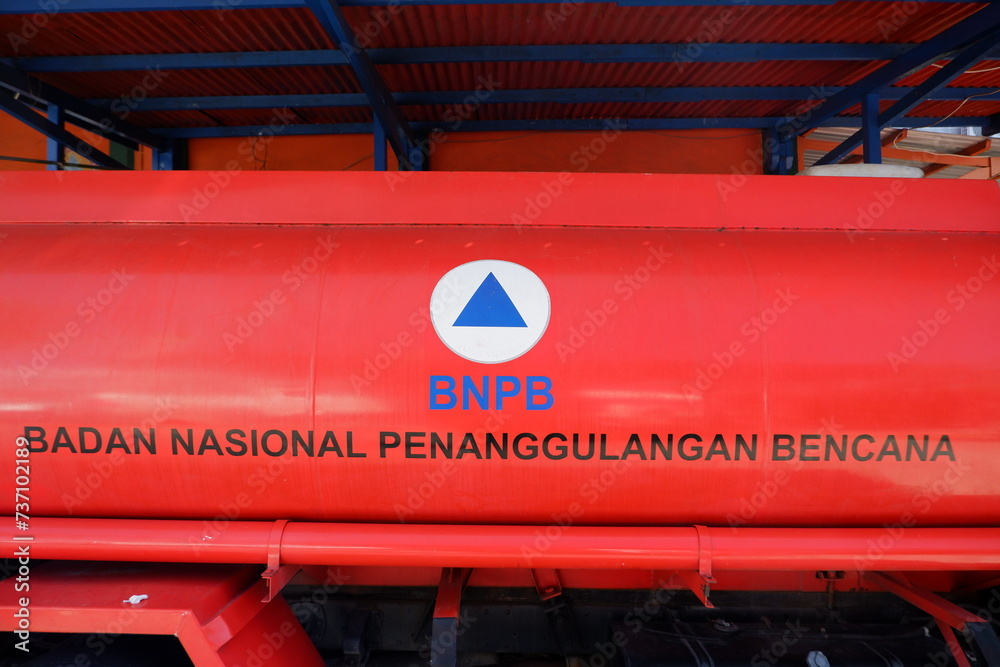 logo of the National Disaster Management Agency or Badan Nasional ...